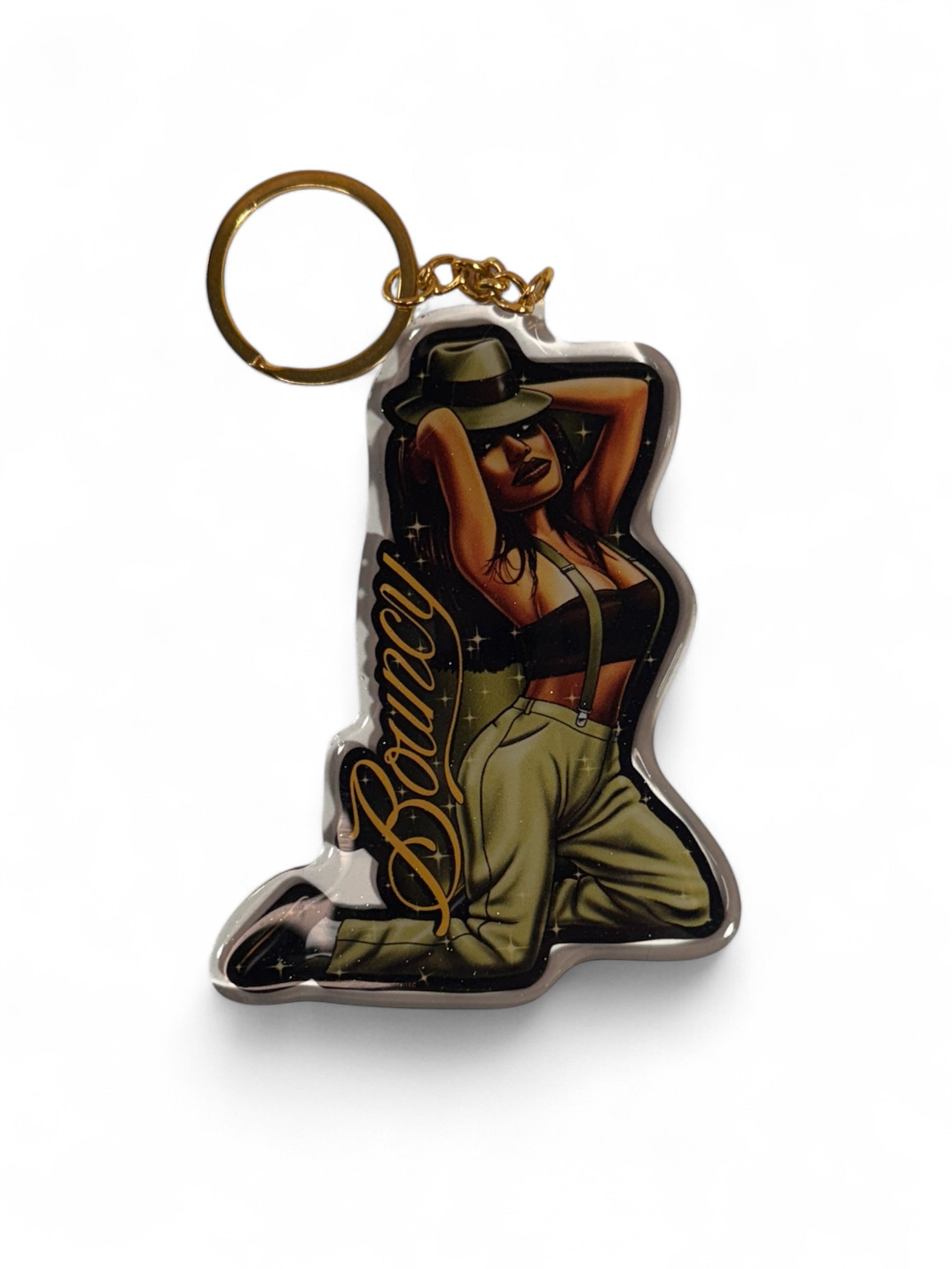 HomieGirl Old School Bouncy Collectible Key Chain - HomieGirl